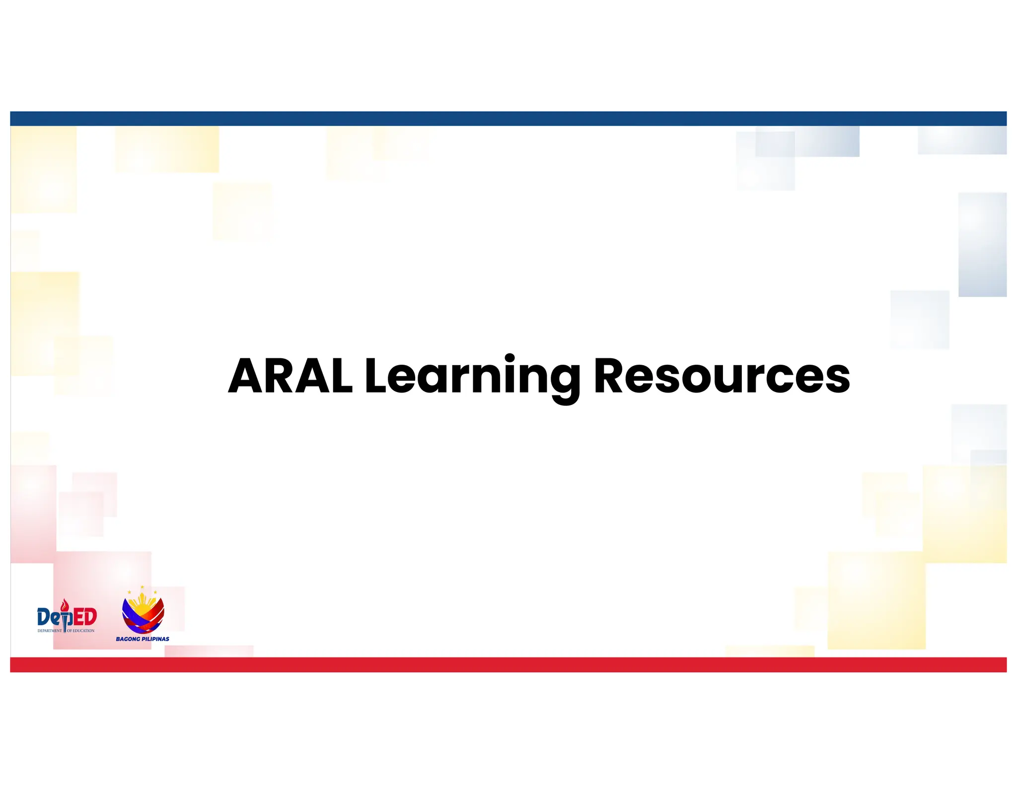 ARAL_Orientation_Day-2-Sessions_ARAL-Readung ARAL-Mathematics ARAL ...