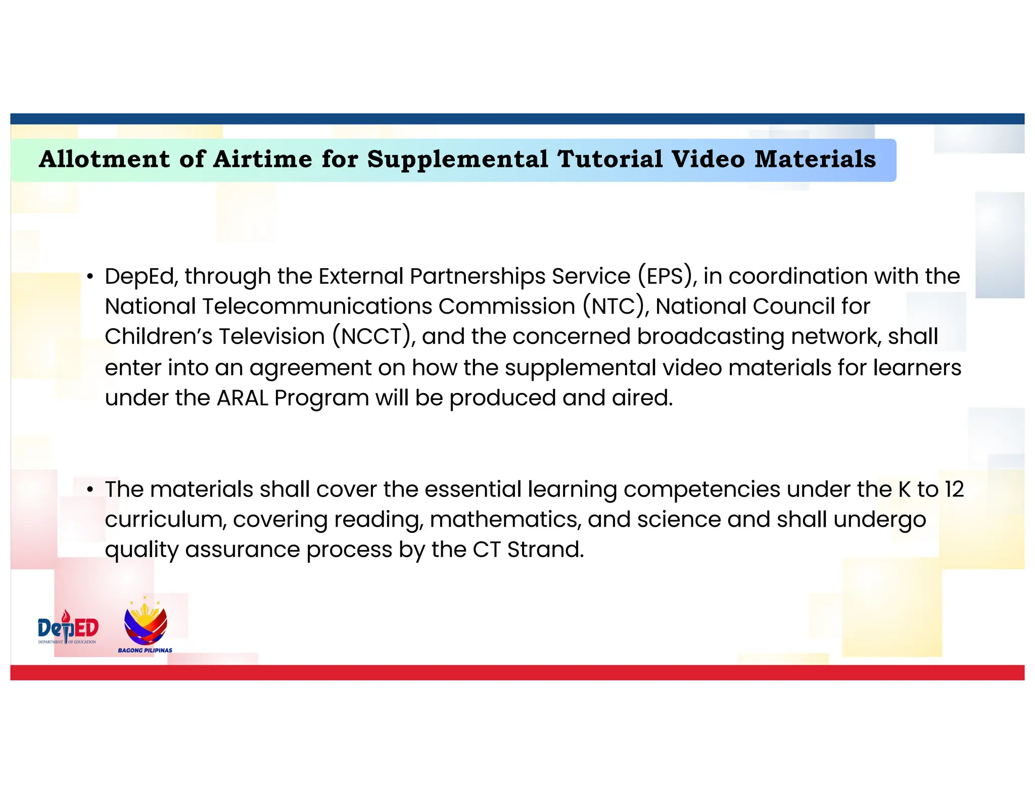 ARAL_Orientation_Day-2-Sessions_ARAL-Readung ARAL-Mathematics ARAL ...