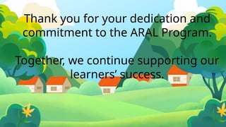 ARAL PROGRAM OBSERVATION REPORT KEY STAGE 3.pptx