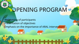 ARAL PROGRAM OBSERVATION REPORT KEY STAGE 3.pptx