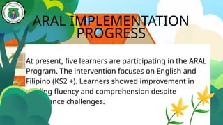 ARAL PROGRAM OBSERVATION REPORT KEY STAGE 3.pptx