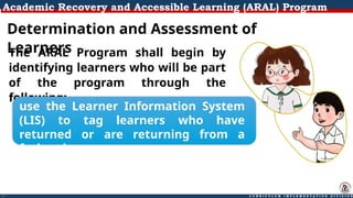 The ARAL PROGRAM ORIENTATION Learners.pptx