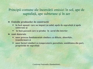 IMPACTUL SUBSTANŢELOR PERICULOASE DIN PRODUSELE DE CONSTRUCŢII ASUPRA ...