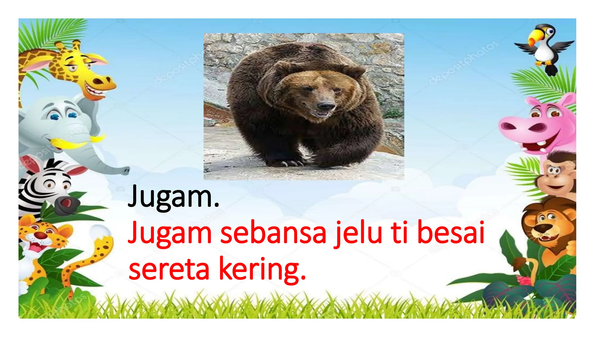 Aram belajar nama jelu JAKU IBAN. Kenali nama-nama haiwan dalam Bahasa Ibanppt | PPT