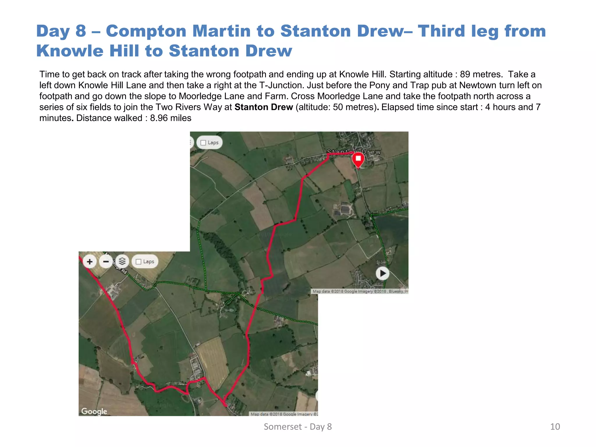 A Walk through Somerset - Day 8 - Compton Martin to Stanton Drew | PPT
