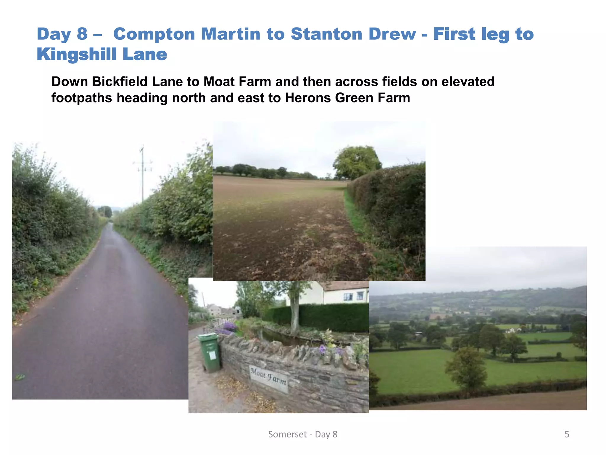 A Walk through Somerset - Day 8 - Compton Martin to Stanton Drew | PPT