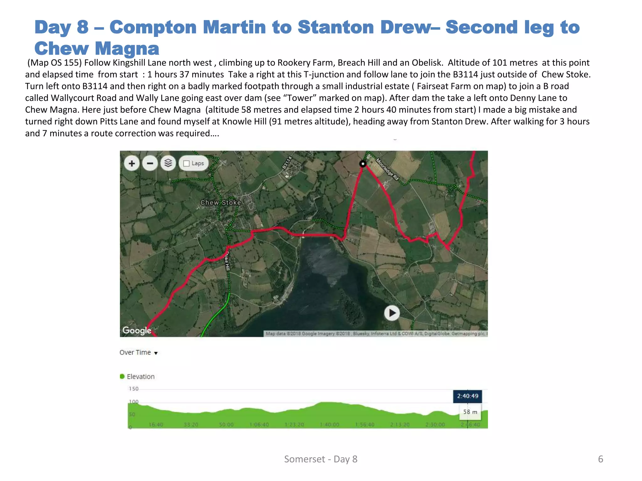 A Walk through Somerset - Day 8 - Compton Martin to Stanton Drew | PPT