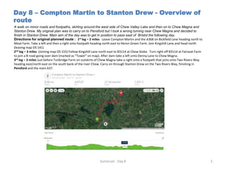 A Walk through Somerset - Day 8 - Compton Martin to Stanton Drew | PPT