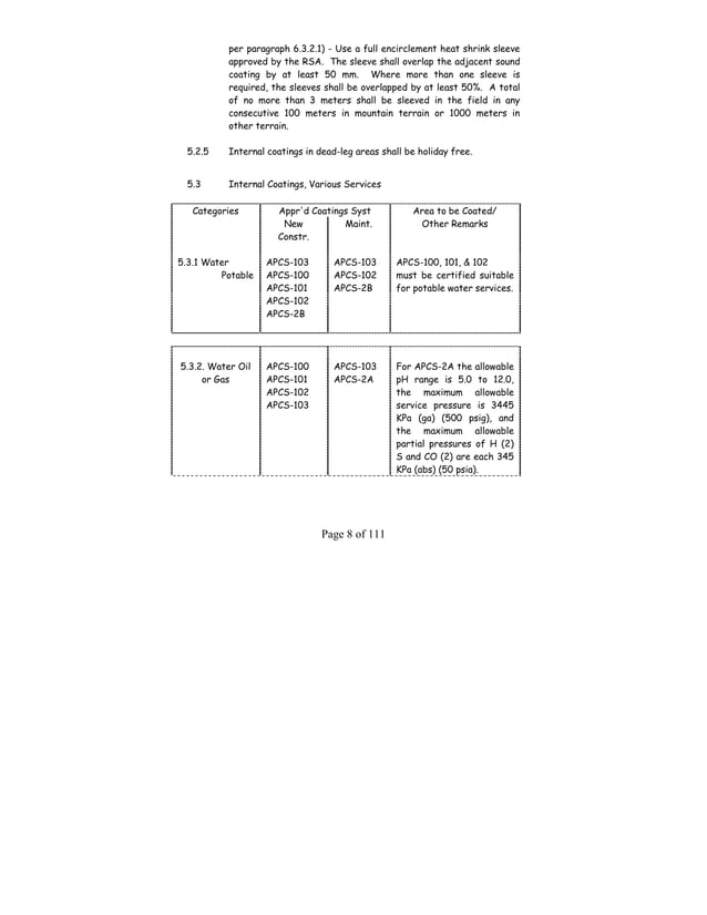 Aramco inspection handbook | PDF | Chemistry | Science