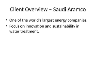 ARAMCO_Pilot_ETP_Case_StudyLectureLecture | PPTX