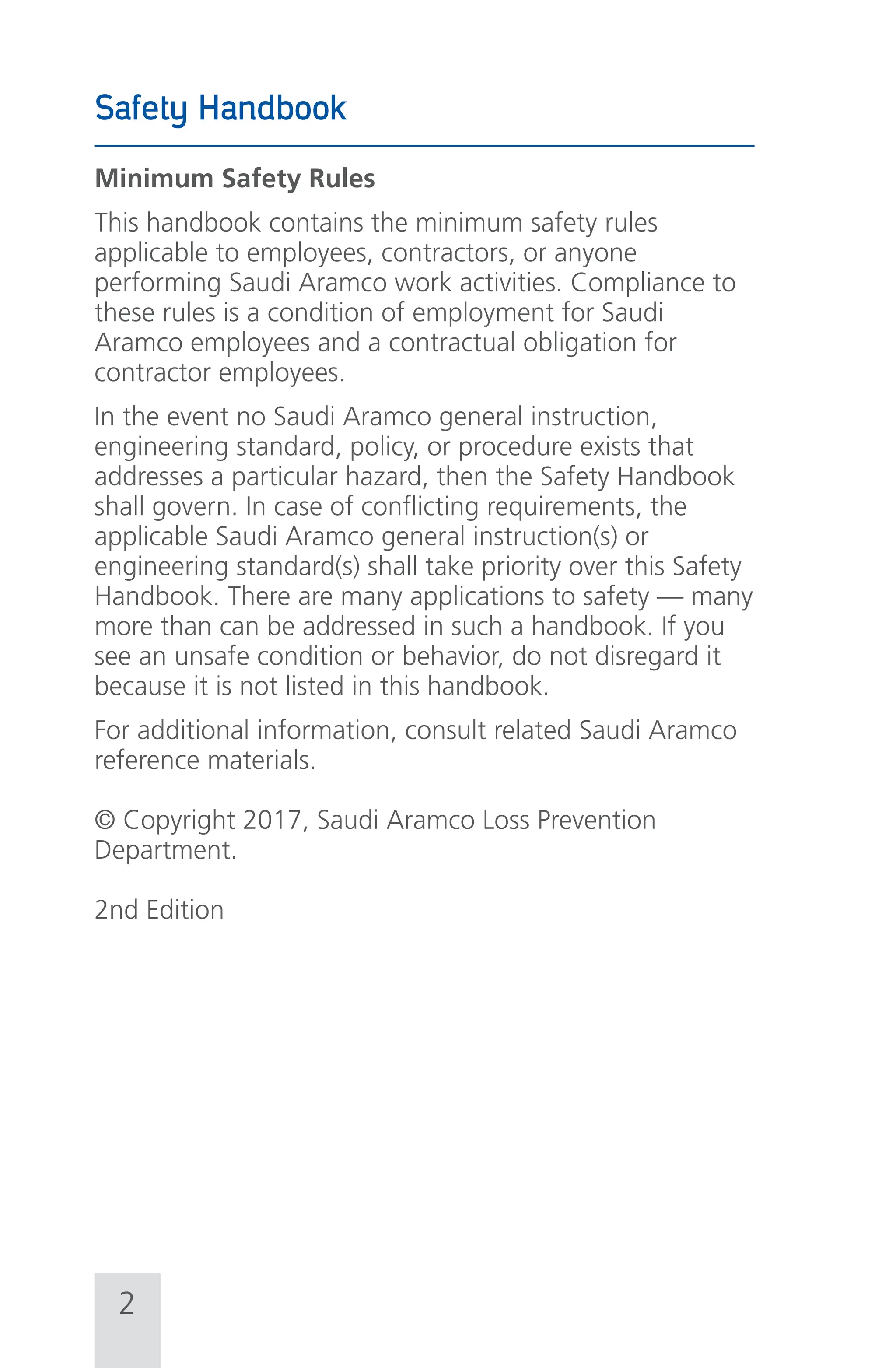 Aramco Safety Hand Book New 2017......pdf