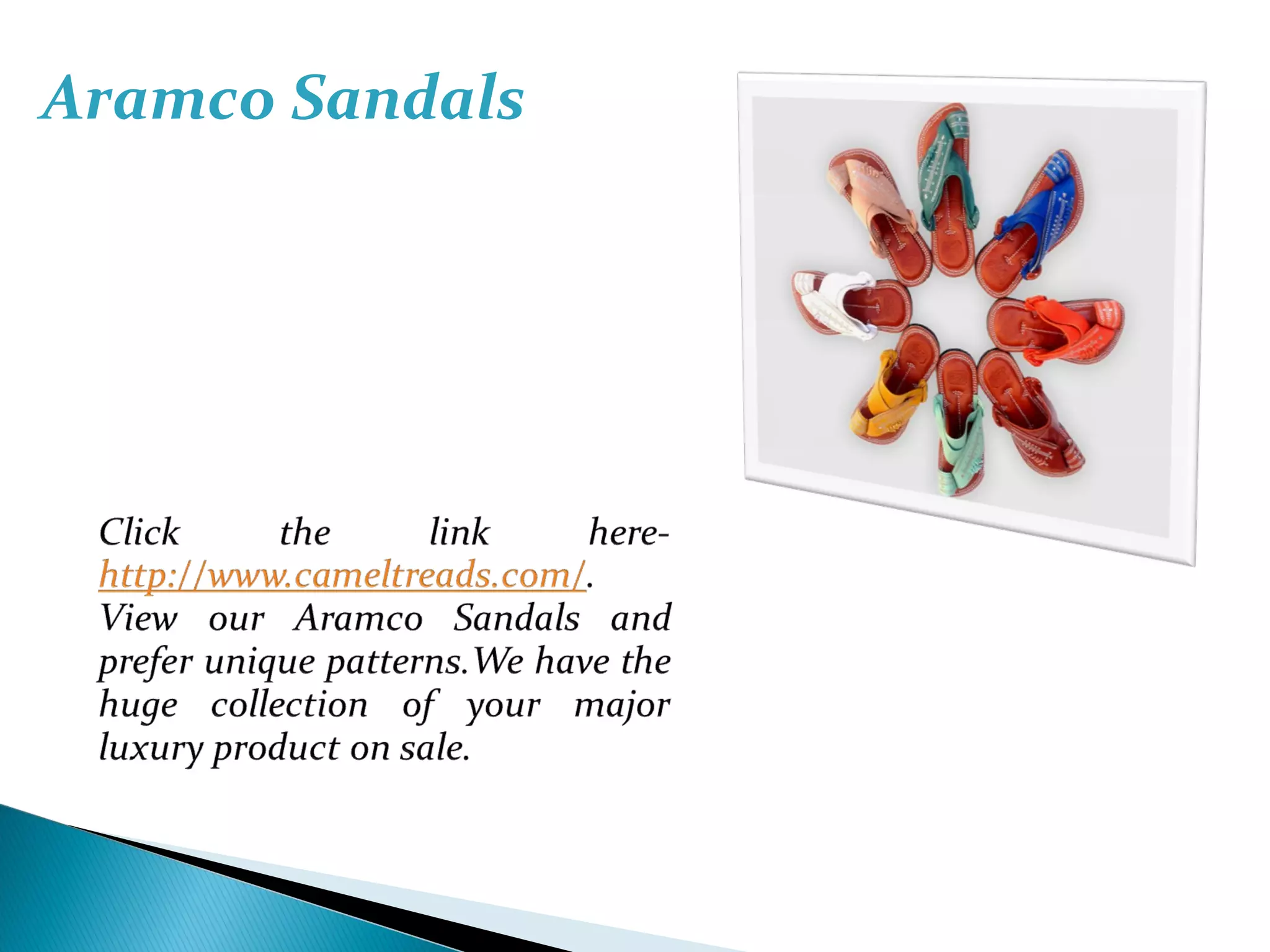 Aramco sandals | PPT