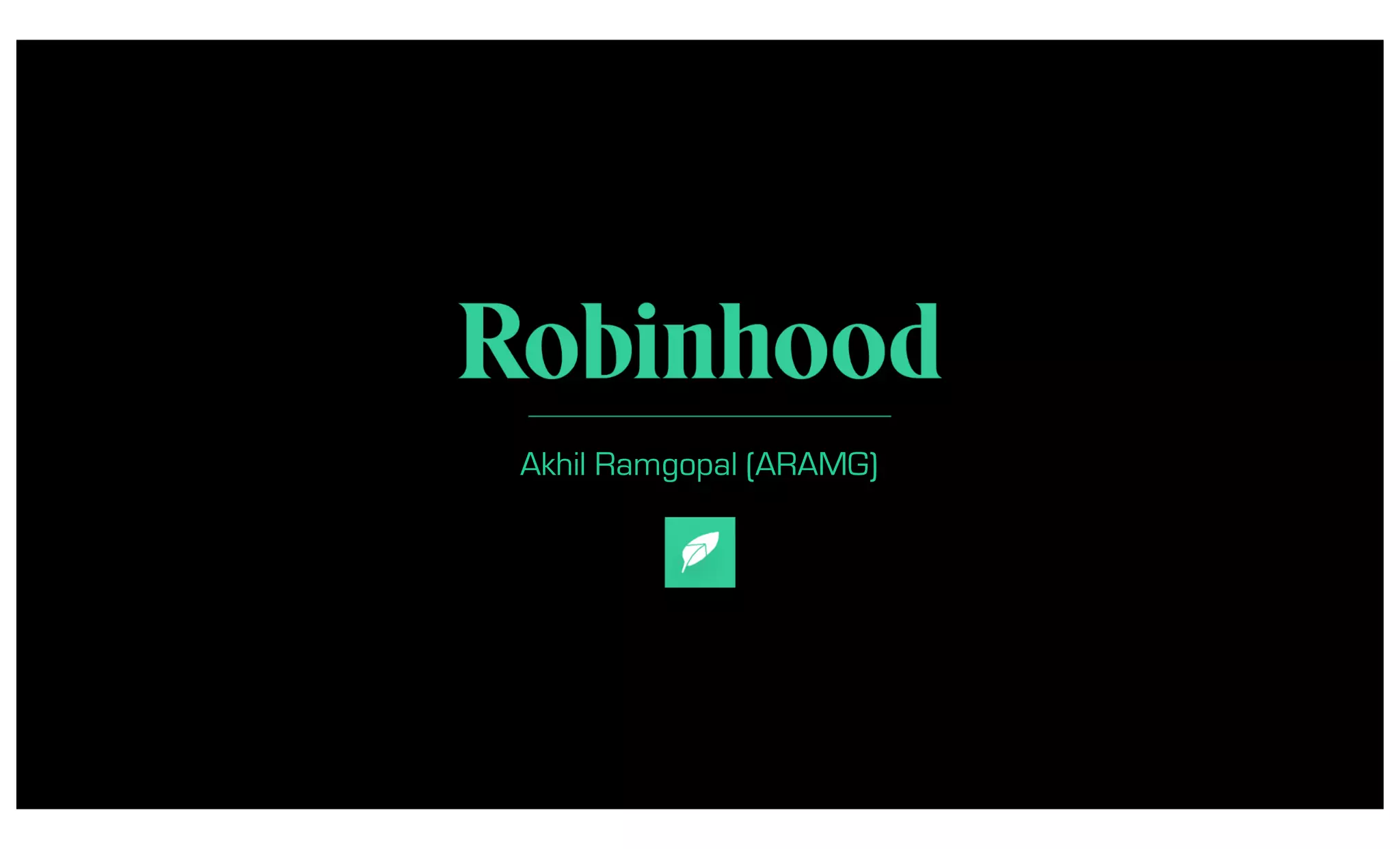 Robinhood Company Presentation | PDF
