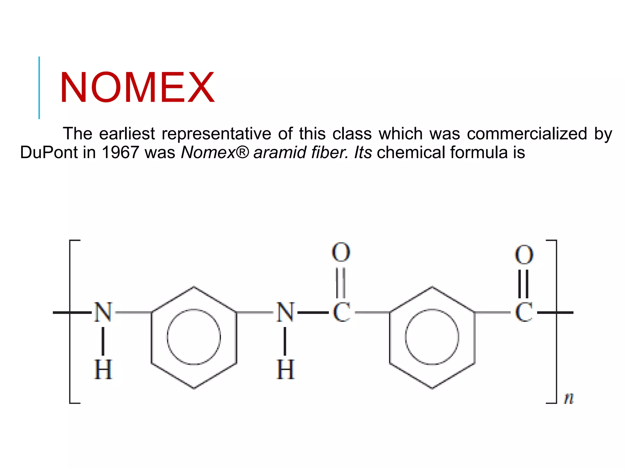 High Performance Fibers- Aramid fibers- Their Spinning Techniques- | PPTX
