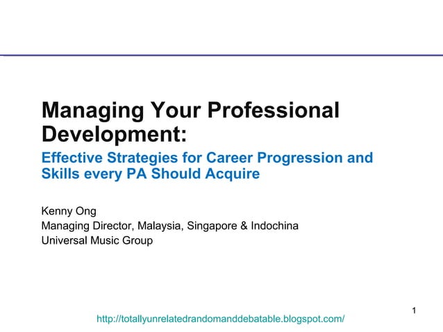 Managing Your Professional Development | PPT | Resume Writing and ...