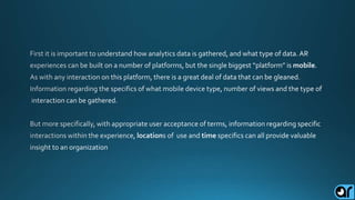 Augmented Reality-Augmented Reality in Analytics | PPT