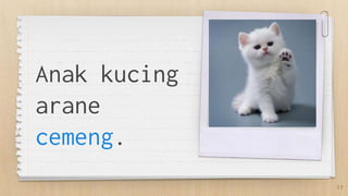 Arane kembang, wit lan kewan | PPTX