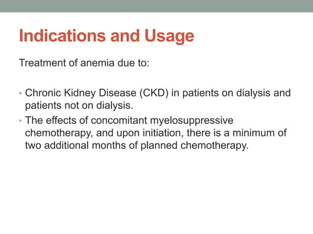 Aranesp (Darbepoetin alpha) drug . by ruaapptx | PPTX