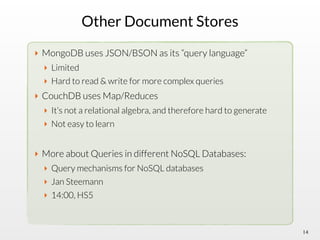 ArangoDB – A different approach to NoSQL | PDF | Databases | Computer ...