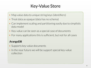ArangoDB – A different approach to NoSQL | PDF | Databases | Computer Software and Applications