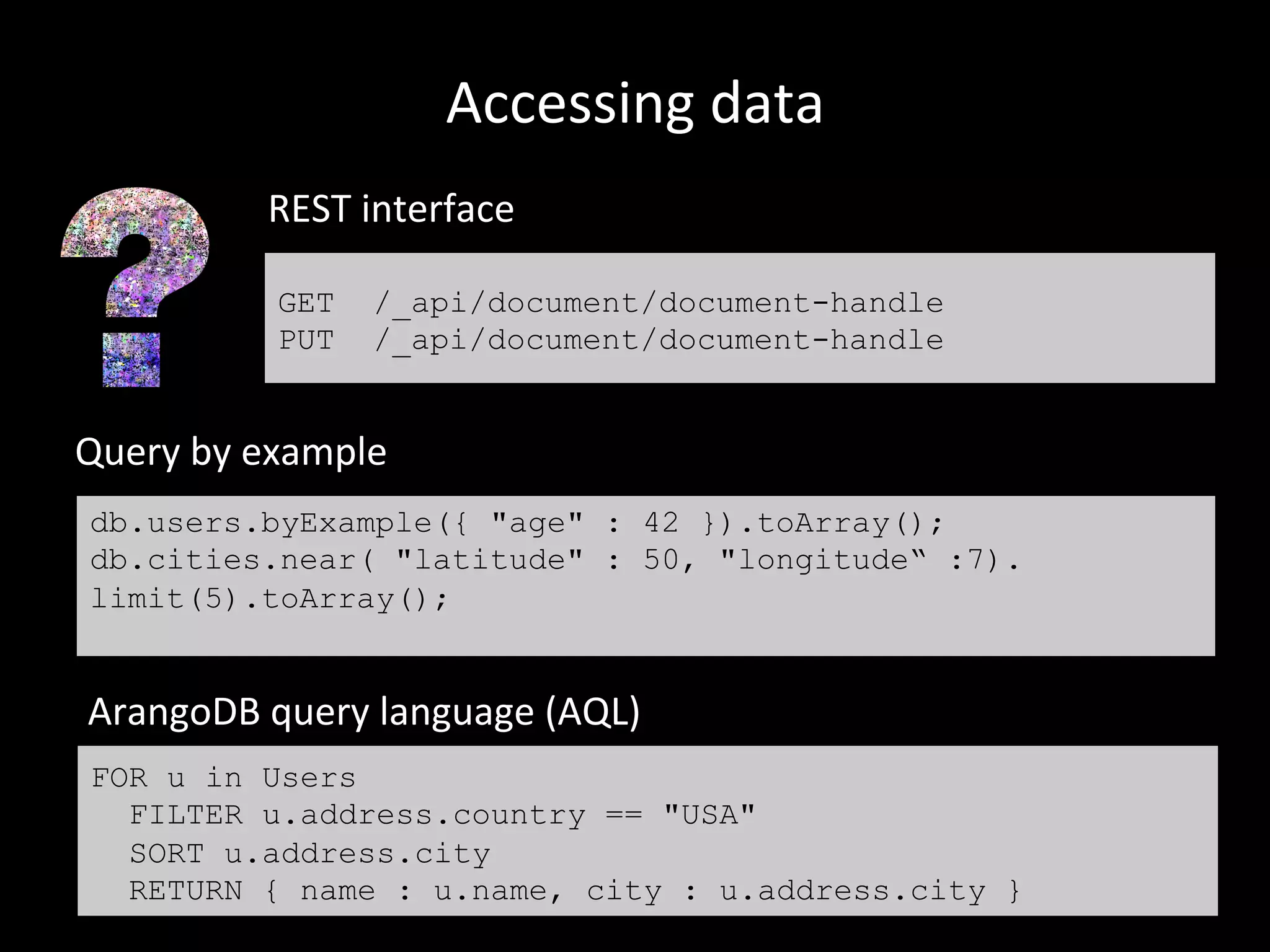 Introduction to ArangoDB (nosql matters Barcelona 2012) | PDF | Databases | Computer Software ...