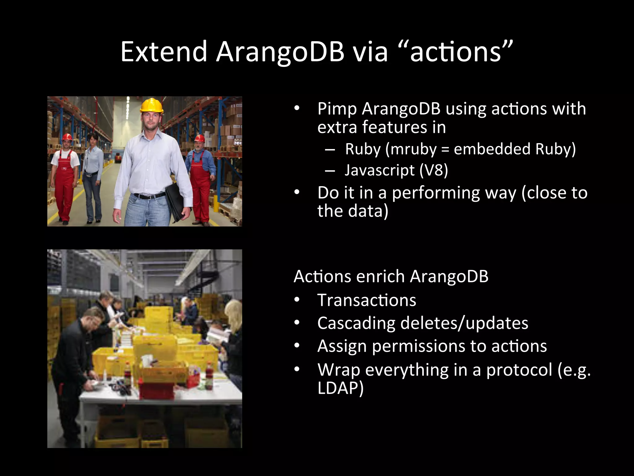 Introduction to ArangoDB (nosql matters Barcelona 2012) | PPT