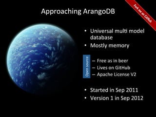 Introduction to ArangoDB (nosql matters Barcelona 2012) | PDF | Databases | Computer Software ...