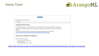 ArangoML Pipeline Cloud - Managed Machine Learning Metadata | PPT
