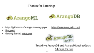 ArangoML Pipeline Cloud - Managed Machine Learning Metadata | PPT