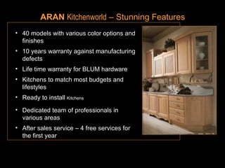 ARAN Kitchenworld Company profile | PPT