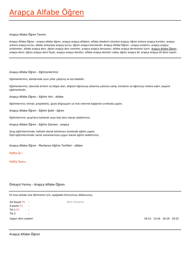 Arapca alfabe-ogren | PDF