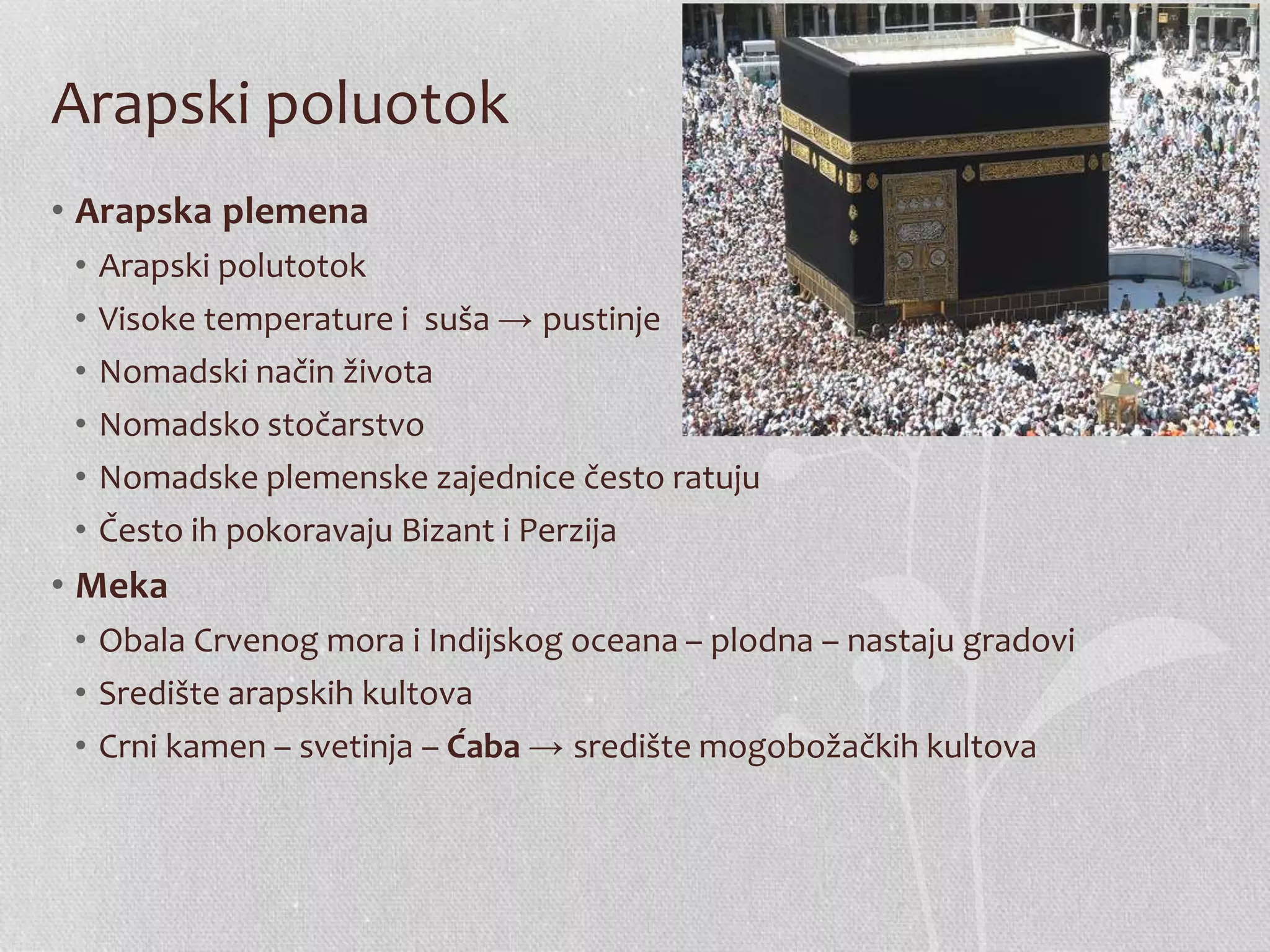 Arapi i islam | PPTX