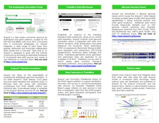 2015 Summer - Araport Project Overview Leaflet | PPT