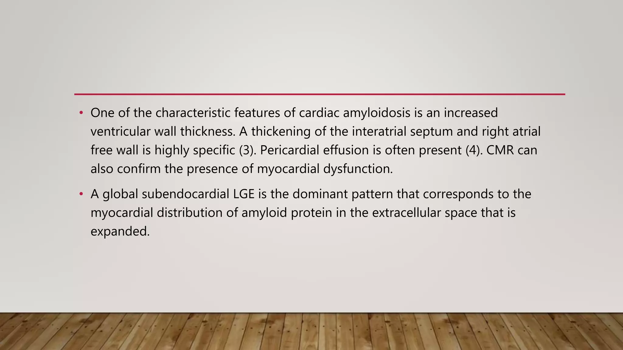 A rare case of cardiac amyloidosis diagnosed by MRI | PPTX