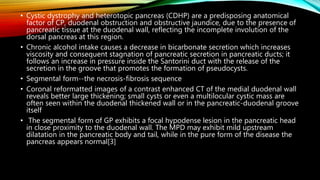 A rare case of groove pancreatitis from radiologic perspective | PPTX