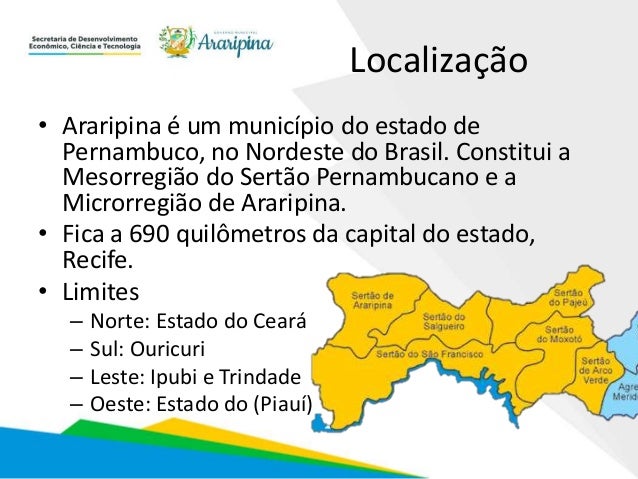 Araripina pernambuco-apresentação