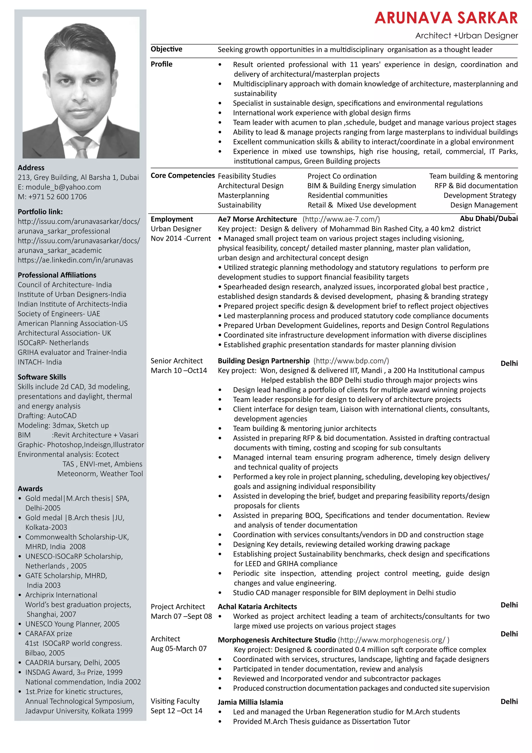 Arunava Sarkar_CV | PDF