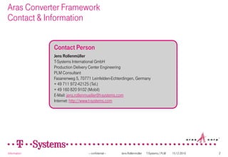 Aras Converter Framework Overview | PDF