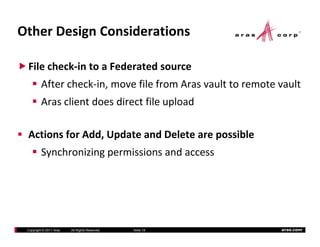 Aras Federation Web Services | PPT