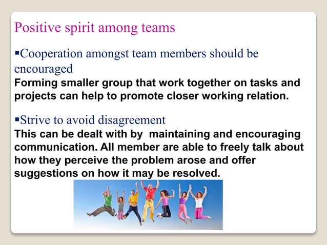 team building , team spirit , efficacy | PPT