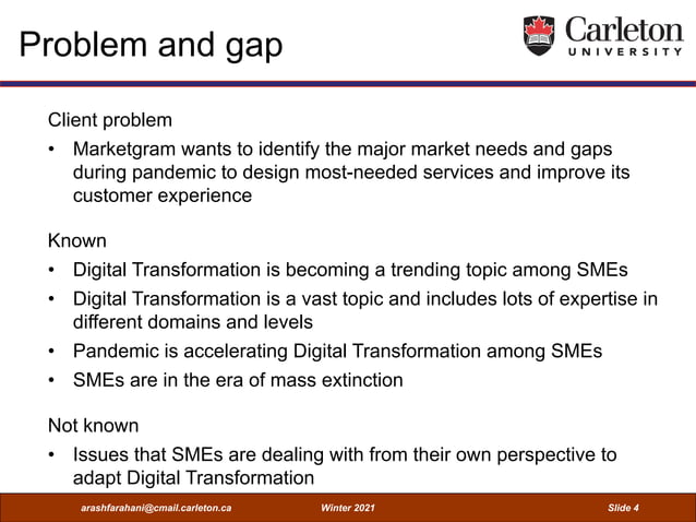 Analyzing business change of SMEs’ digital transformation | PPT