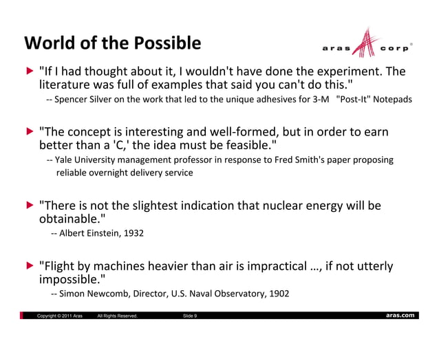 Aras Keynote Peter Schroer | PPT