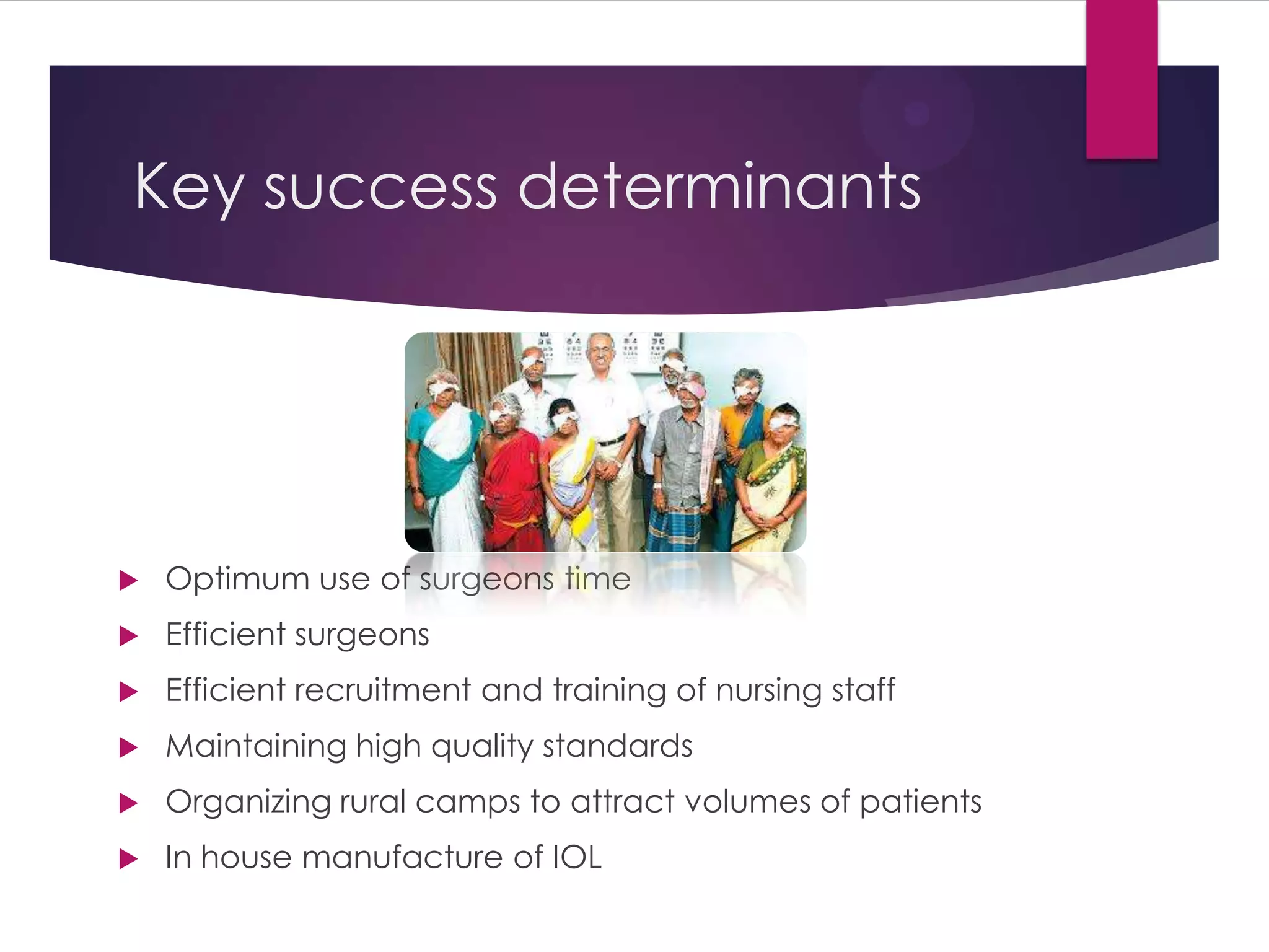 Aravind Eye Hospital - Case Study Analysis IMTG | PPTX