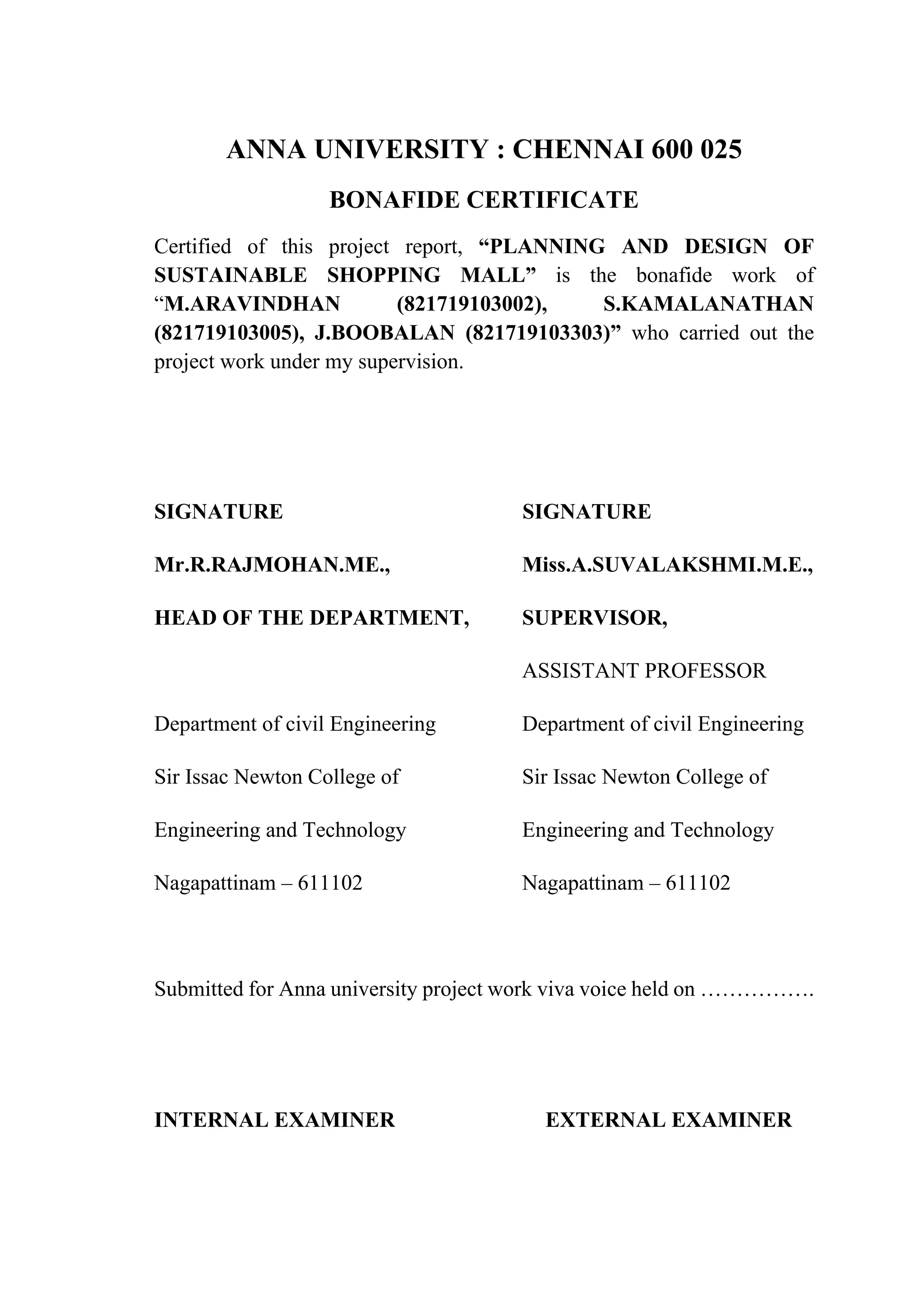 Planning and Design of Sustainable Shopping Mall | PDF