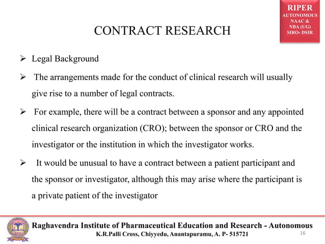 CONTRACT RESEARCH ORGANIZATION | PPTX | Pharmaceutical Industry ...