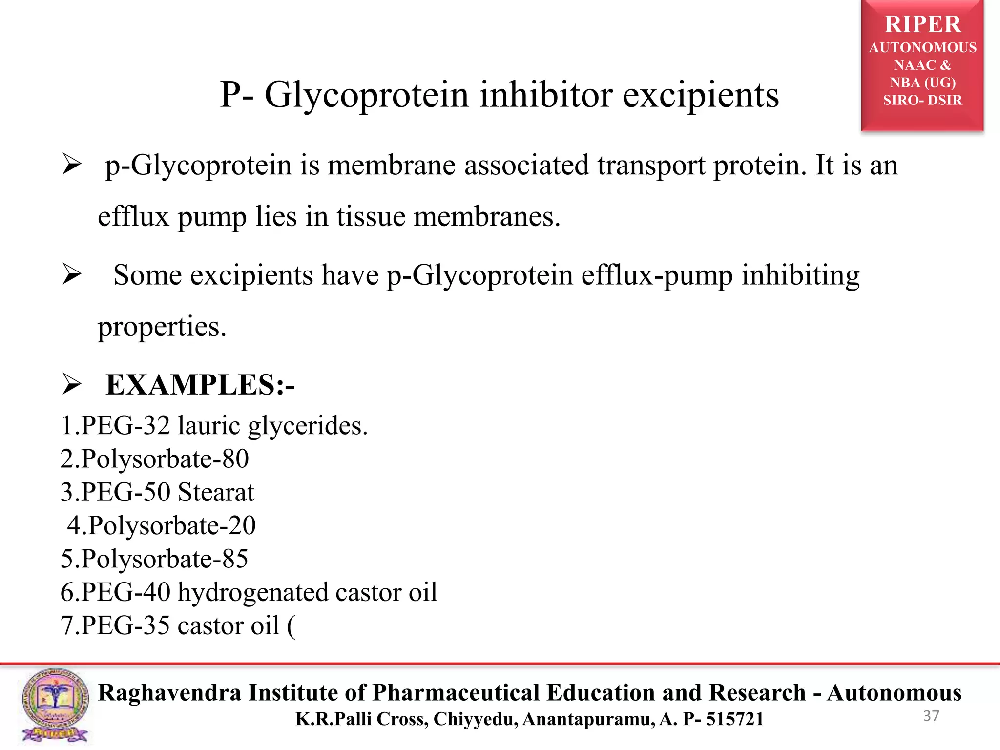Methods of Determination for Drug-Excipient Compatibility Studies. | PPTX
