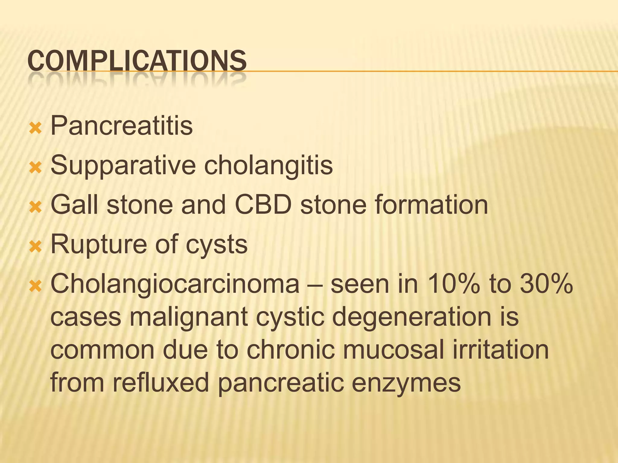 Choledochal cyst | PPTX