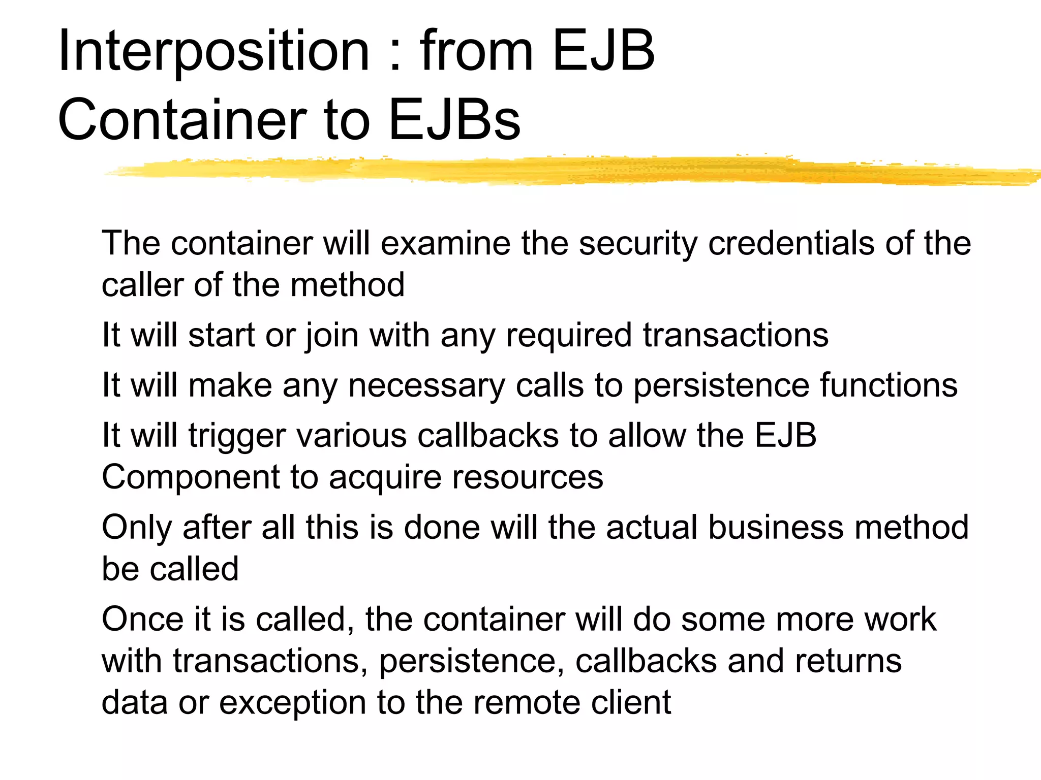 Aravind vinnakota ejb_architecture | PPT