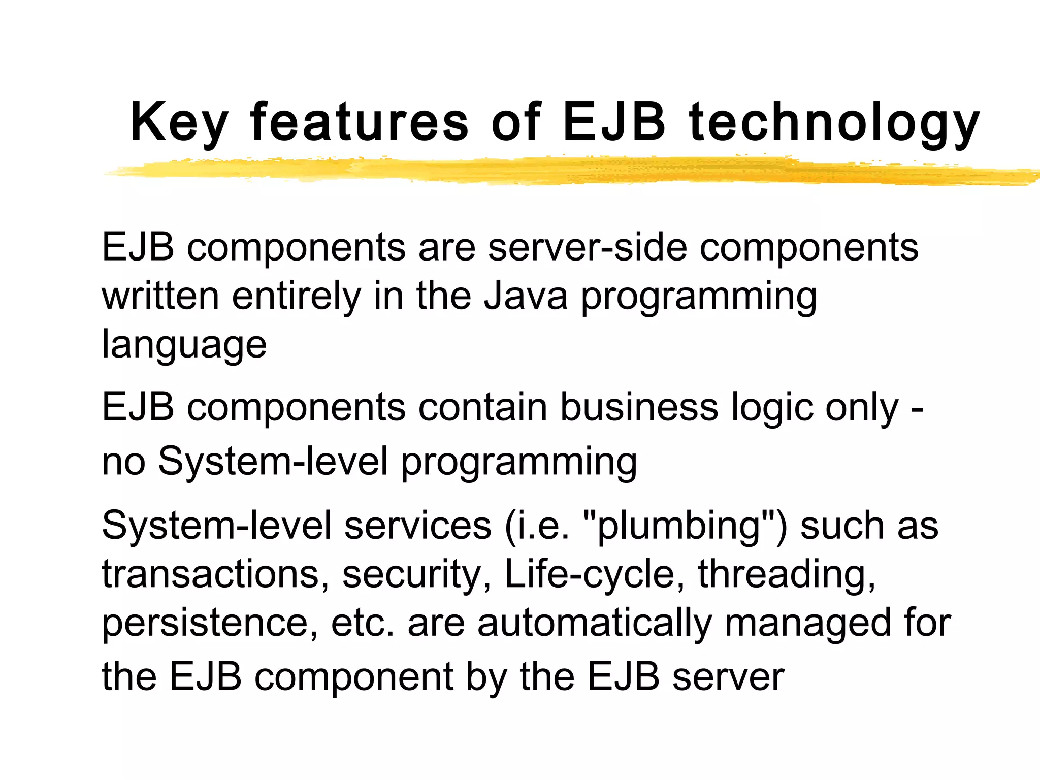 Aravind vinnakota ejb_architecture | PPT