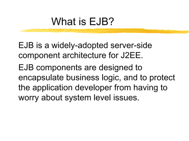 Aravind vinnakota ejb_architecture | PPT | Programming Languages | Computing